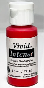 Vermillion Red-Orange 1oz bottle List Price $7.99 - ColourArte