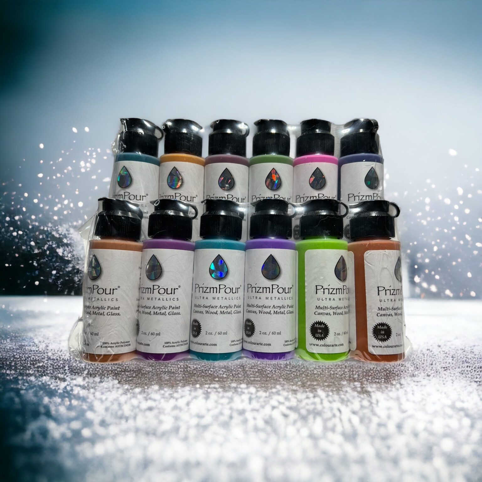 Prizm Pour® Bloomig Paradise 6PC shimmering paint set